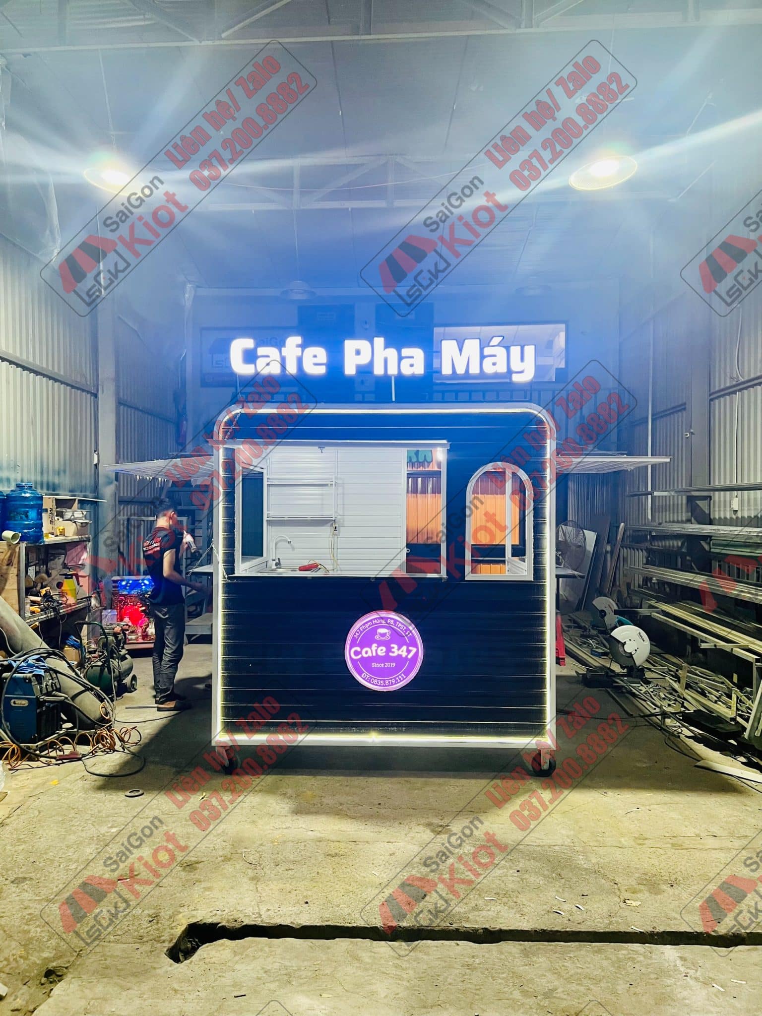 Chi tiết Kiot Cafe – Mẫu 14 - SaiGon Kiot