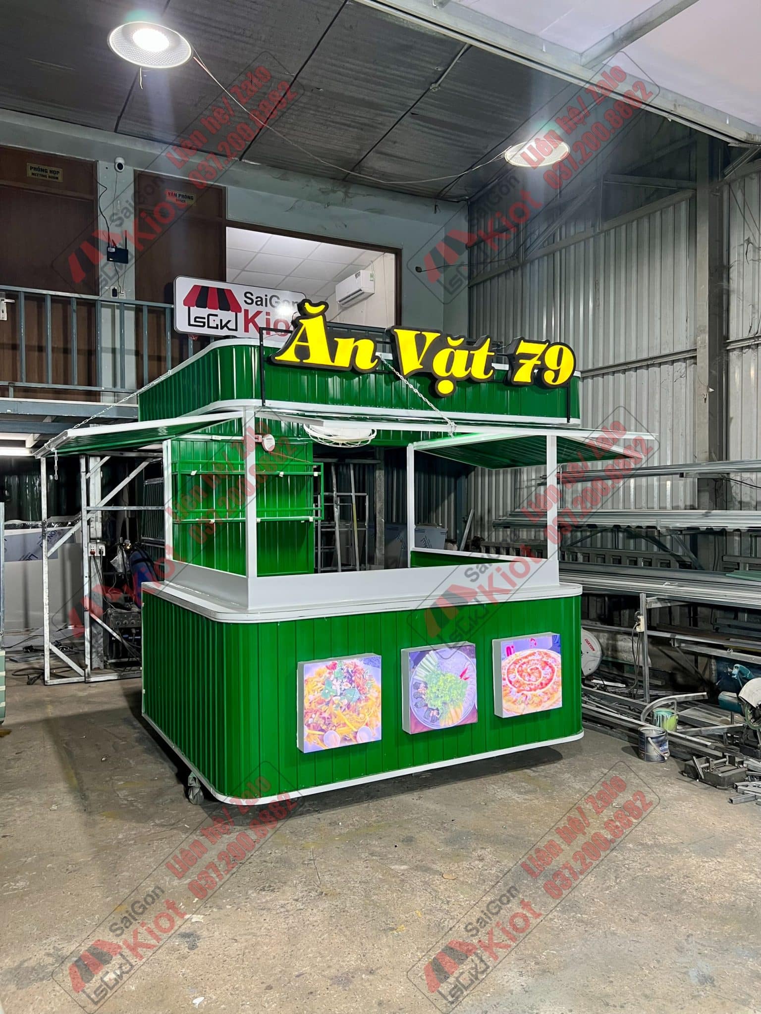 SaiGon Kiot - Chuyên thiết kế & sản xuất kiot, xe, tủ bán hàng theo yêu cầu