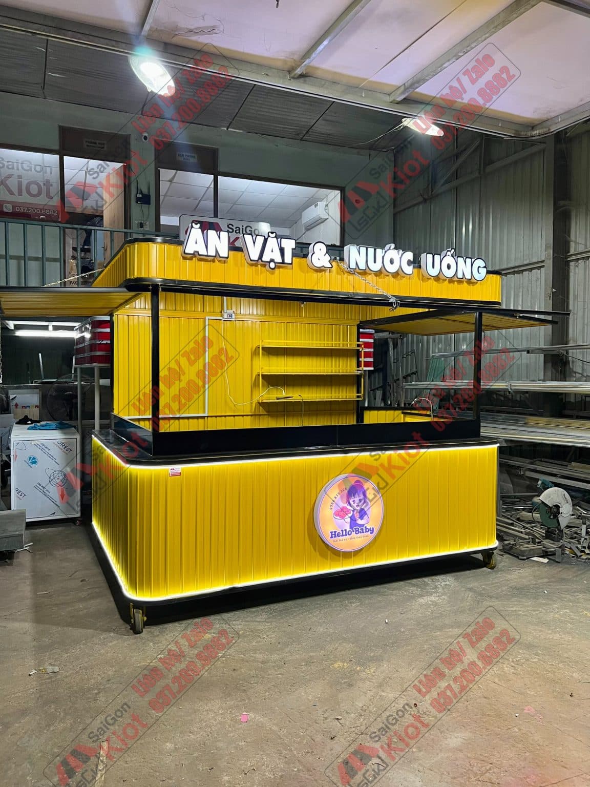 SaiGon Kiot - Chuyên thiết kế & sản xuất kiot, xe, tủ bán hàng theo yêu cầu